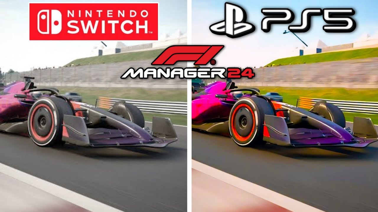 F1 Manager 24 PS5 vs Nintendo Switch Graphics Comparison - YouTube