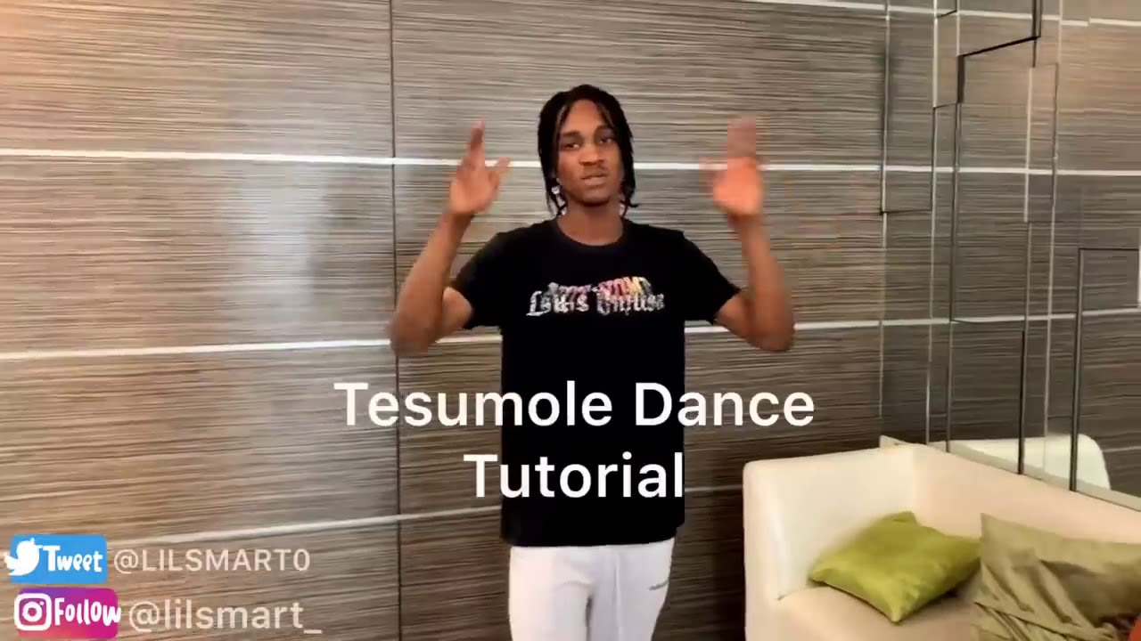Lil smart on tesumole dance tutorial ..watch and subscribe - YouTube