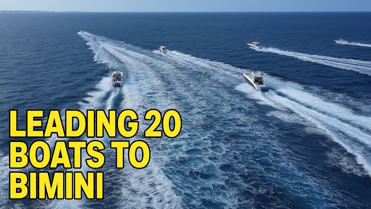 LEADING 20 BOATS TO BIMINI FOR THEIR FIRST TIME- UNFORGETTABLE - YouTube