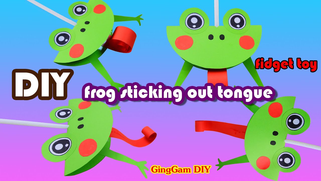 How To Make A Frog Stick Out Its Tongue Fidget Toy How To Make A Frog Stick Out Its Tongue Fidget Toy