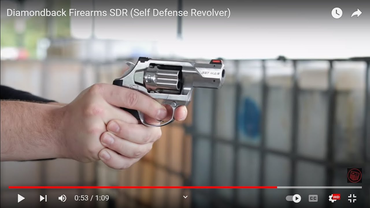 NEW Diamondback SDR 6-shot .357 Magnum Small LW Snub Revolver Specs ...
