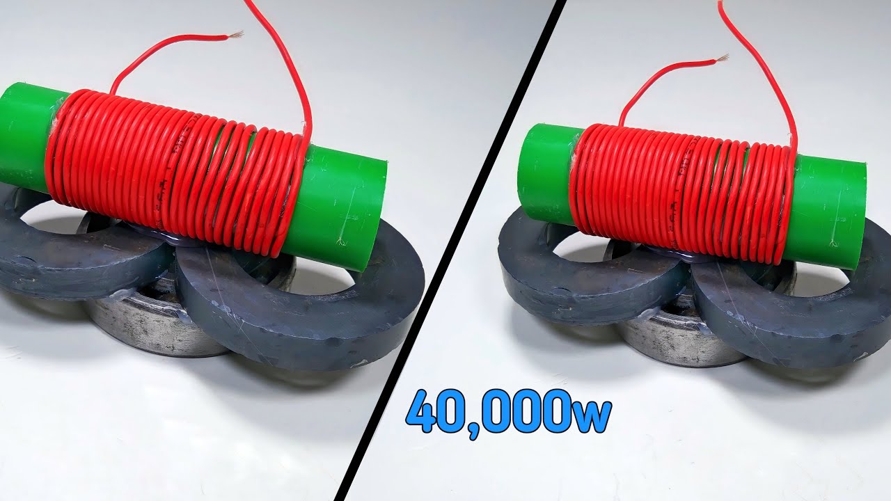 At Home 40,000w Free Energy Generator 220v Use Permanent Magnet PVC ...