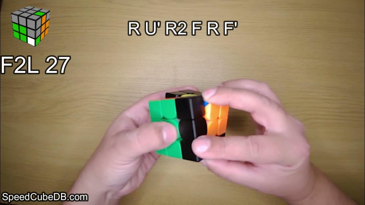 F2L Algorithms, FR Slot - F2L 27 - YouTube