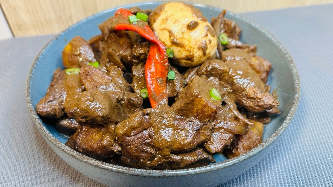 Chicken Liver Adobo with Potato & Egg | The Deliciousness of the Iconic ...