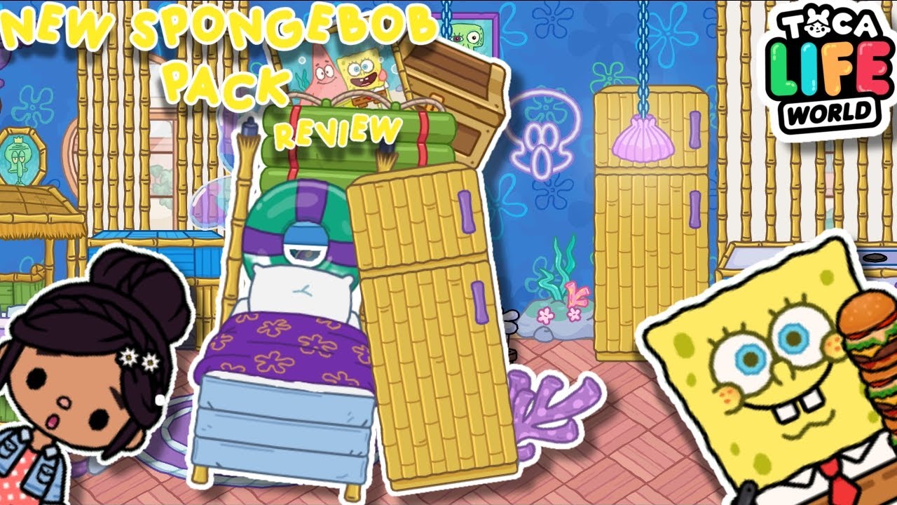 New Spongebob Furniture Pack Out Now With New Cool Stuff ‼😱 || Toca ...