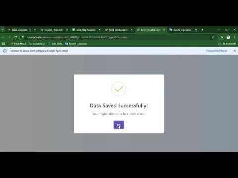 WebApp AppsScript - Modern Multi-Step Form with Tailwind-Like Design | Part 6: Save Dynamic ...