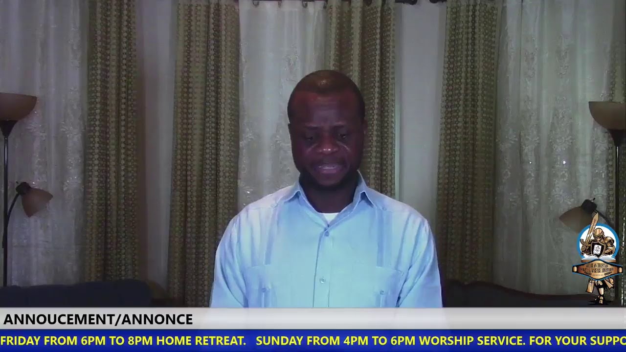 ACSW TV 08/22/2020: QUARANTINE PRAYER / PRIERE DE QUARANTAINE - YouTube