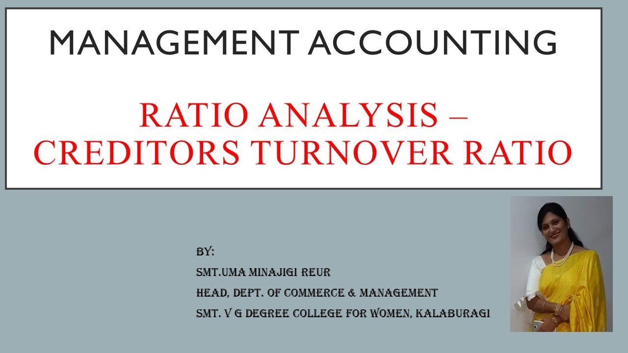 Ratio Analysis - Creditors Turnover Ratio - YouTube