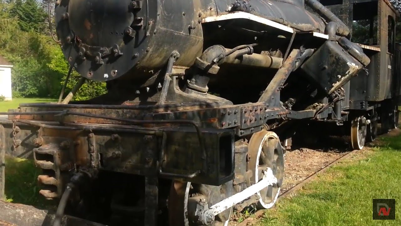 1912 Geared Heisler Steam Locomotive #1252 - YouTube