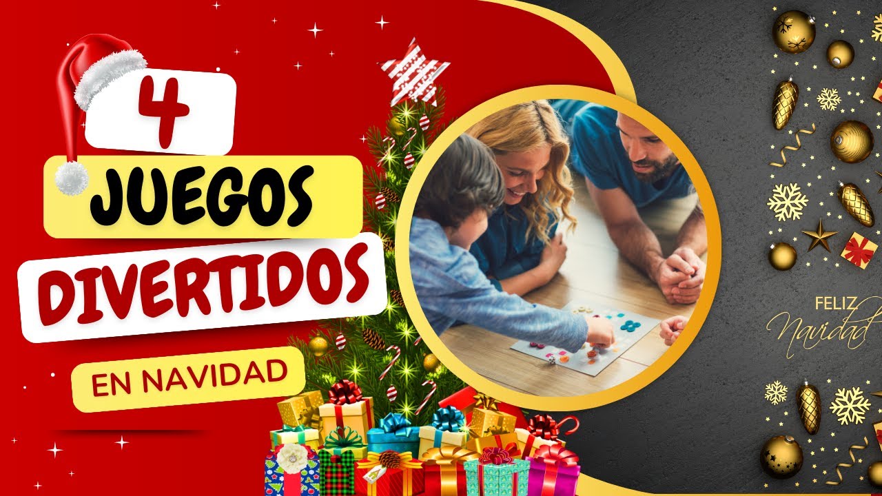 ¡4 Juegos Navideños para UNIR a toda la Familia! 🌲 - YouTube