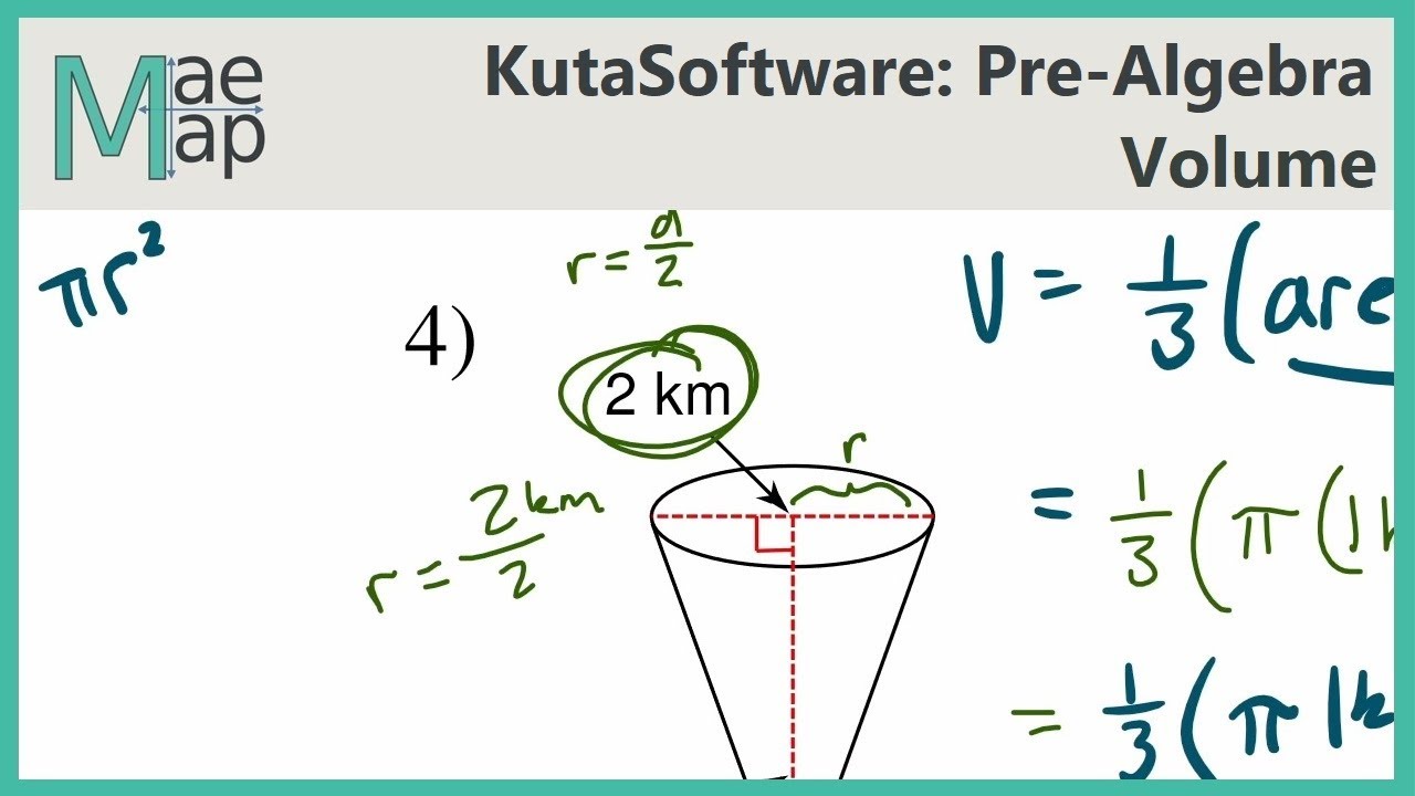 KutaSoftware: PreAlgebra- Volume - YouTube