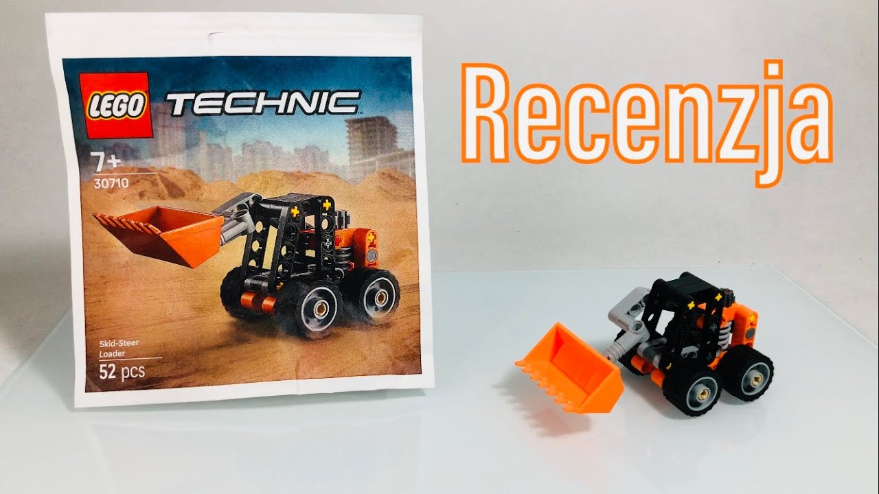 LEGO 30710 Technic - Miniładowarka / Skid-Steer Loader / Recenzja - YouTube