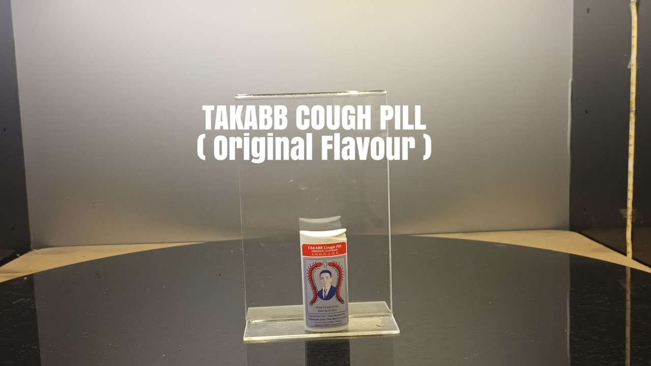 DISPLAY NO 309 : TAKABB COUGH PILL ( Original Flavour ) #cough#pill# ...