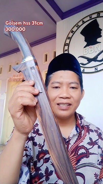 Golok Sembelih baja hss - YouTube