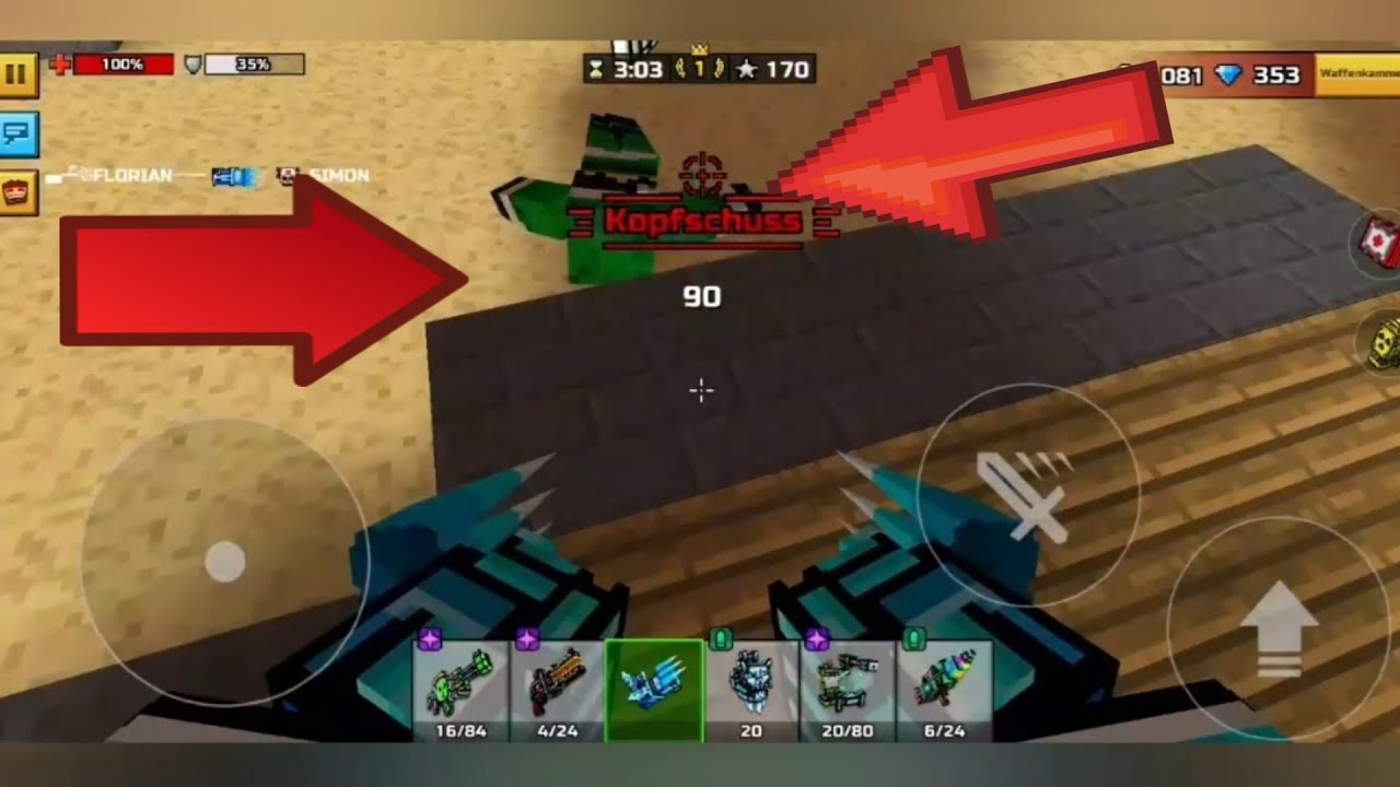 All new death Animations in Pixel Gun 3d - YouTube