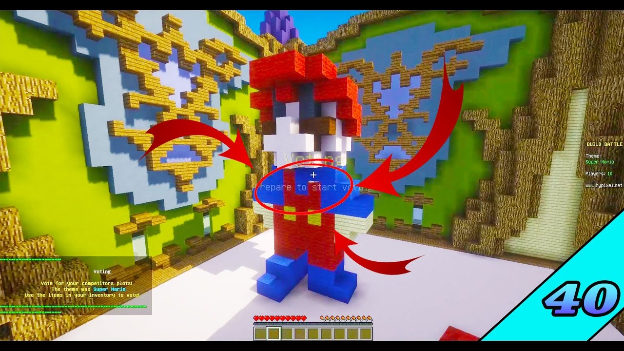 ĐIỀU BÍ ẨN XÂY MARIO | Minecraft Build Battle | - Tập 40 : Oops Gumball ...