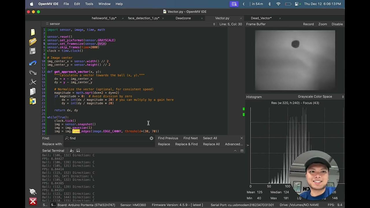 My Robot's Getting Smarter! Ball Detection Algorithm Progress & Demo - YouTube