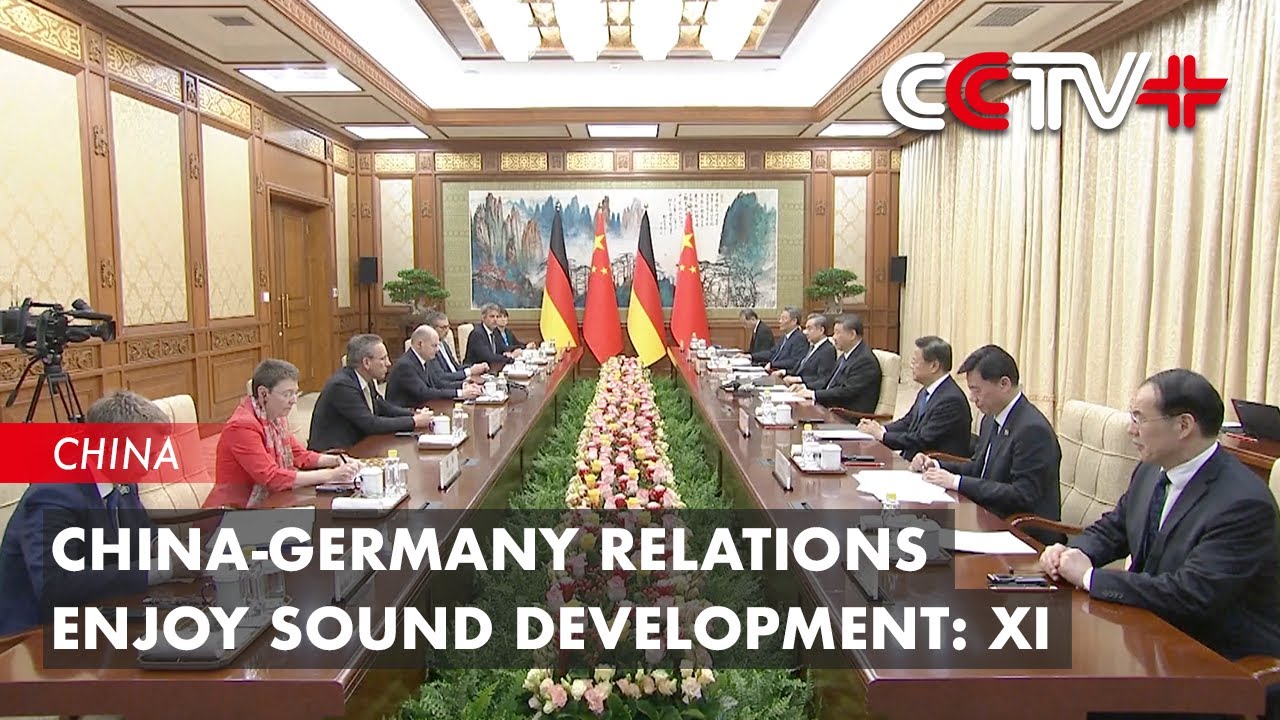 China Germany Relations Enjoy Sound Development: Xi - YouTube