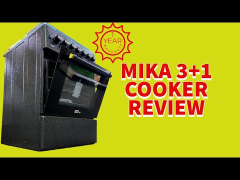 Mika 3+1 standing cooker review and usage (MST6131DS) - YouTube