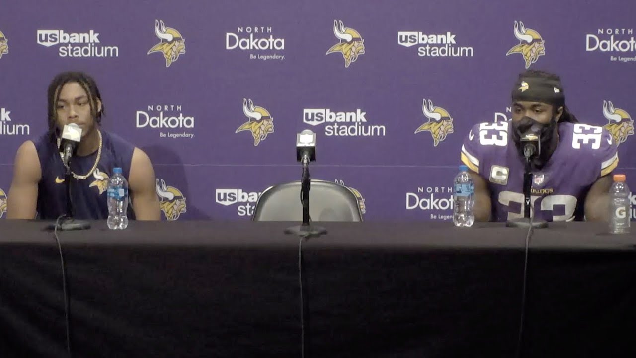 Justin Jefferson and Dalvin Cook Address The Media Following Sunday's ...