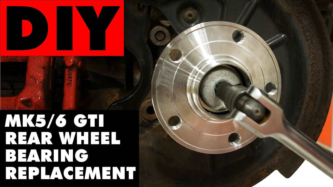 MK5/6 GTI Rear Wheel Bearing Replacement | ECS DIY - YouTube