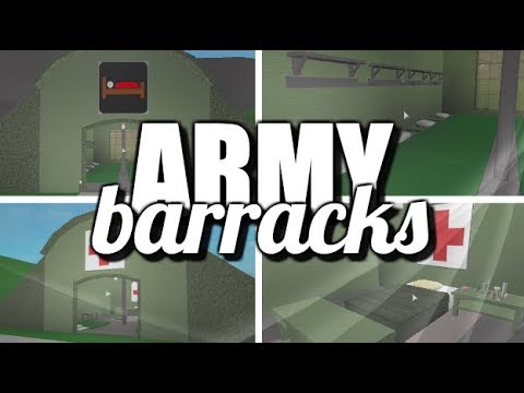 [ROBLOX]: Welcome To Bloxburg | Army Barracks | 8K / 5K - YouTube