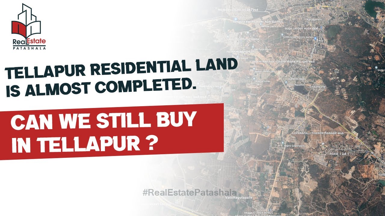Tellapur Residential Land is almost completed . Can we still buy in ...