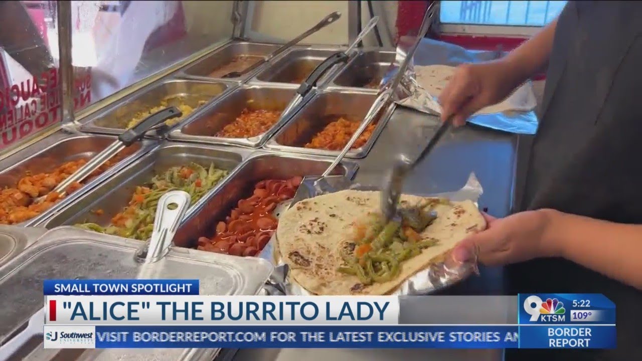 Small-Town Spotlight: Vinton, "Alice" the burrito lady - YouTube