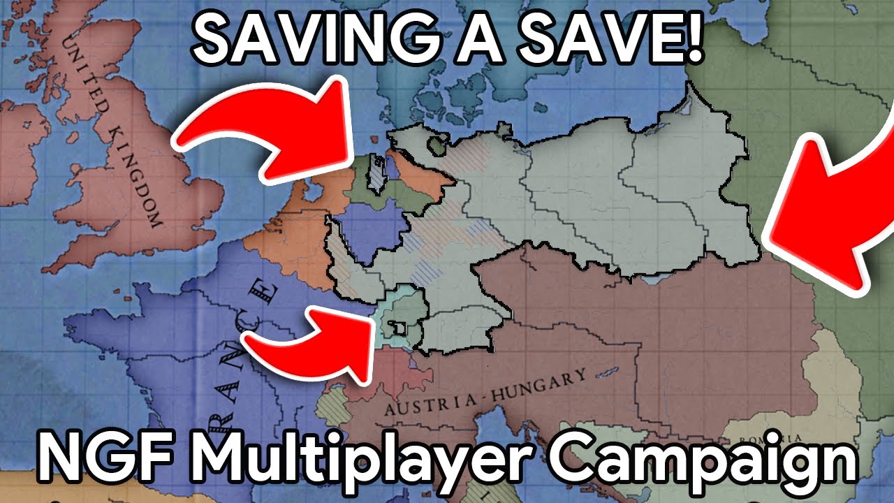 Saving saves in MULTIPLAYER? | Germany Victoria 2 Multiplayer - YouTube