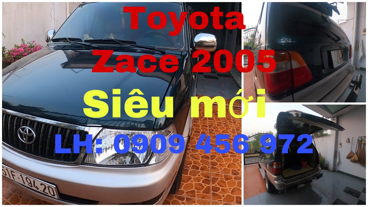Huyền thoại Toyota Zace 2005, xe 7 chỗ giá siêu rẻ | LH: 0909 456 972 ...