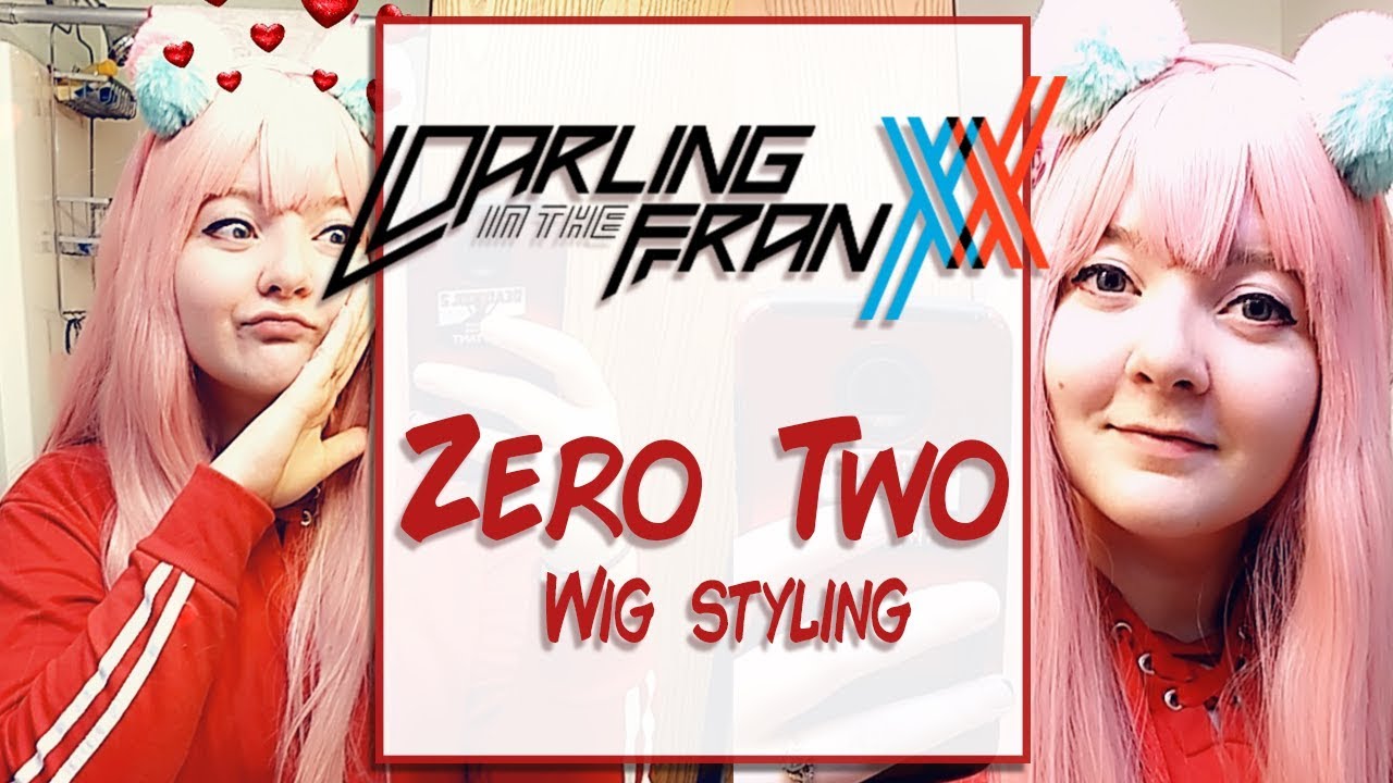 Zero Two Wig Styling - Cosplay Worklog 1 - YouTube