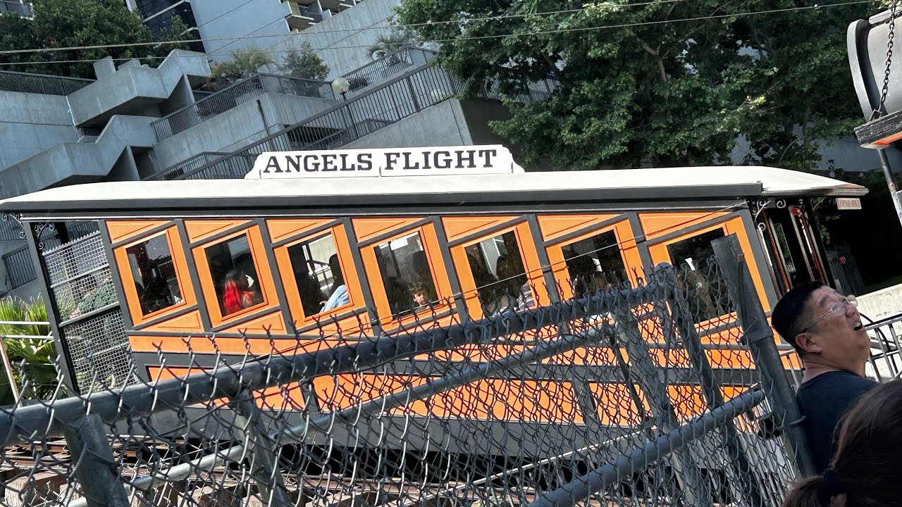 Experiencing Los Angeles- Angles flight trolly (full ride and view) on ...