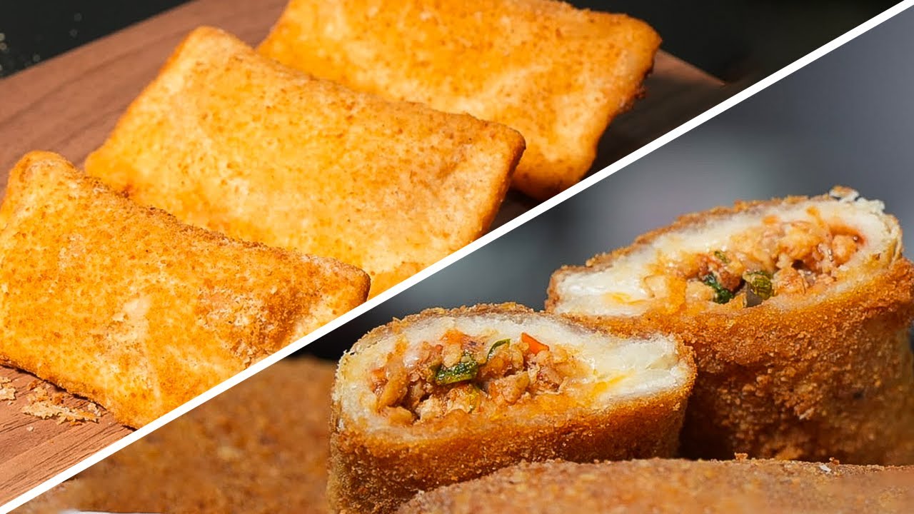 Bread Chicken Cheese Box | चिकन चीज़ पॉकेट | Chicken Cheese Pockets ...