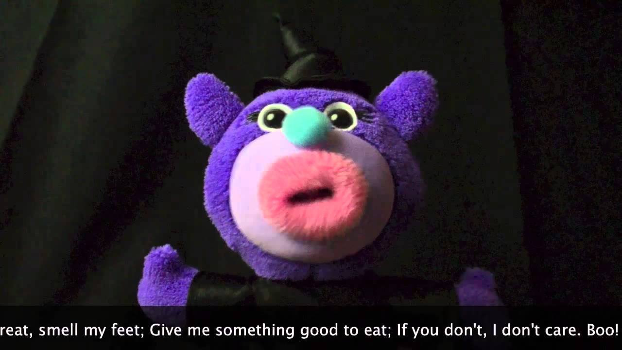 Purple Witch Sing-a-ma-jig sings Trick or Treat - YouTube