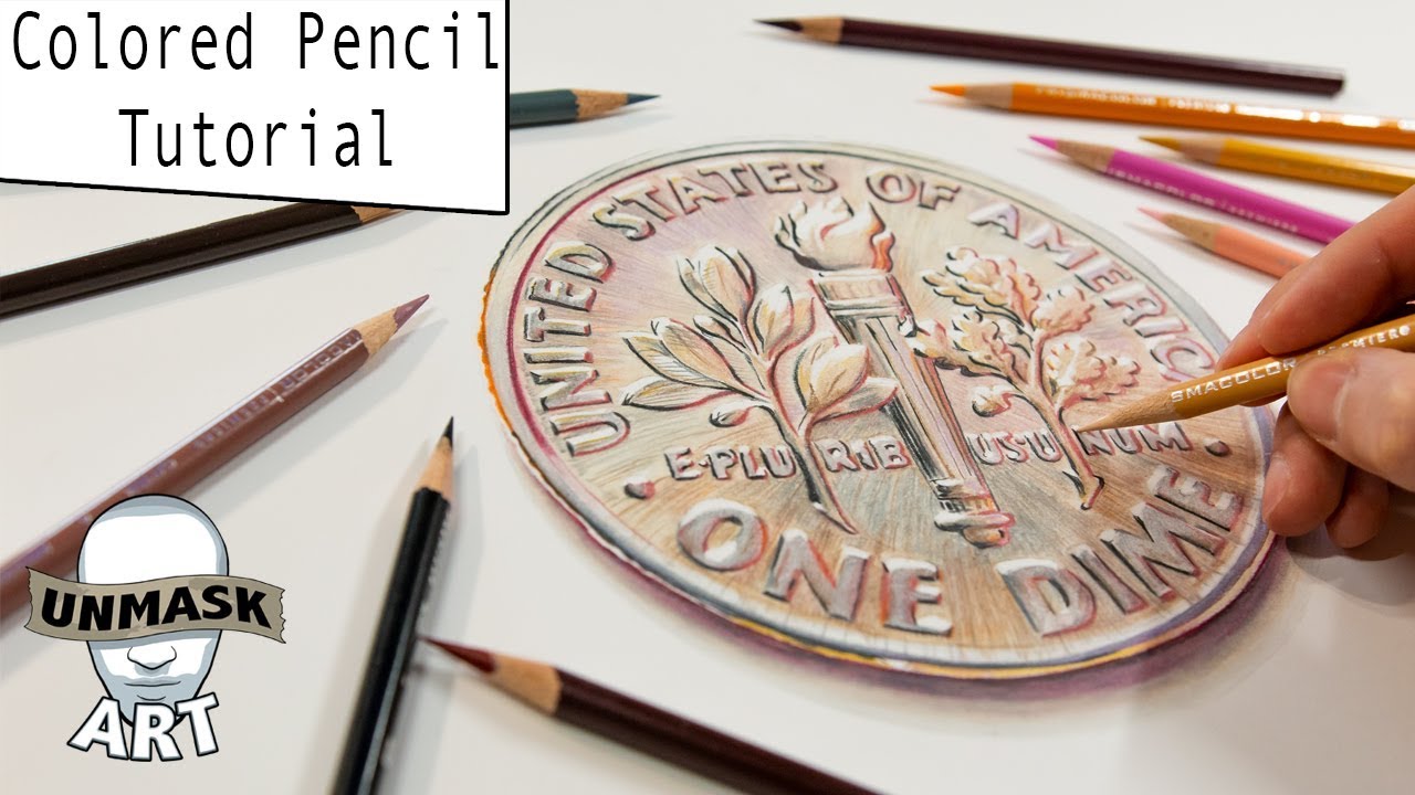 Colored Pencil Tutorial | How to Color a Coin | Colored Pencil Magazine ...