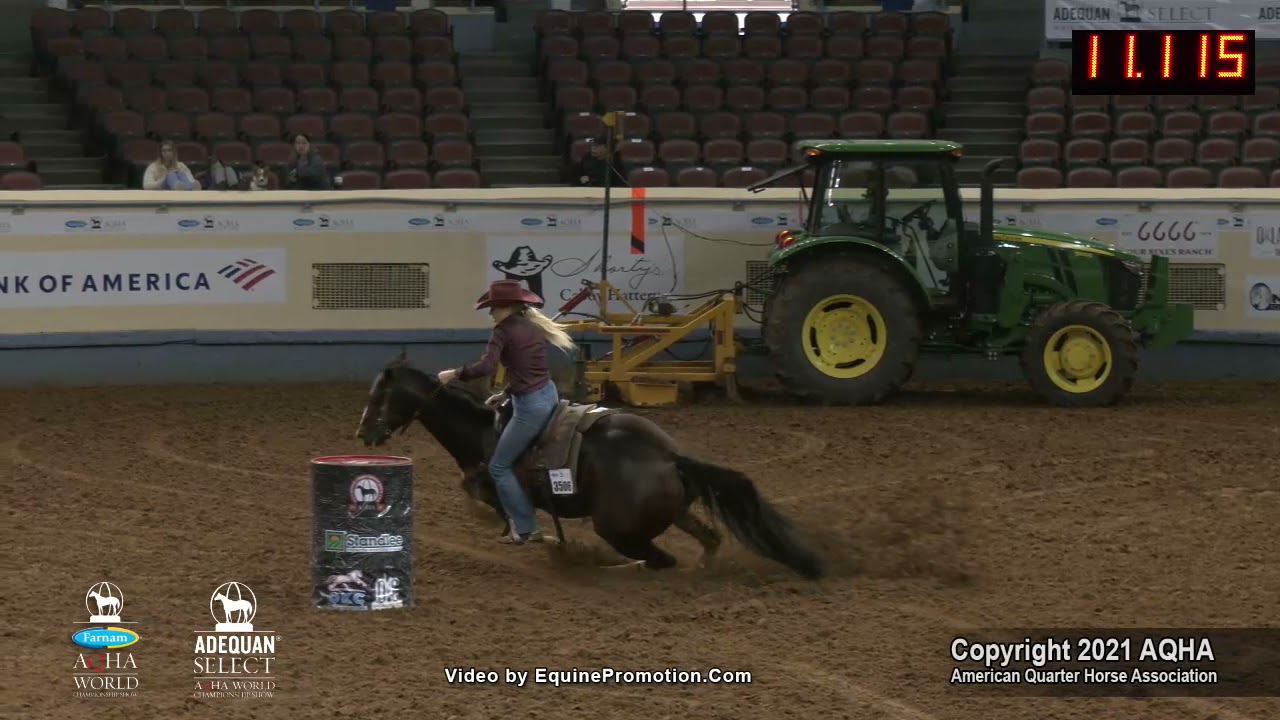 2021 AQHA Senior Barrel Racing - YouTube