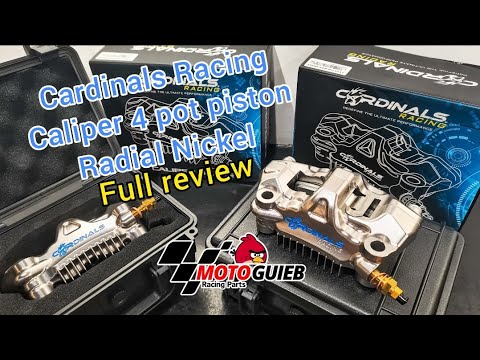 Cardinals Racing Caliper 4 pot piston Nickel gp4 / Brembo | Full review ...