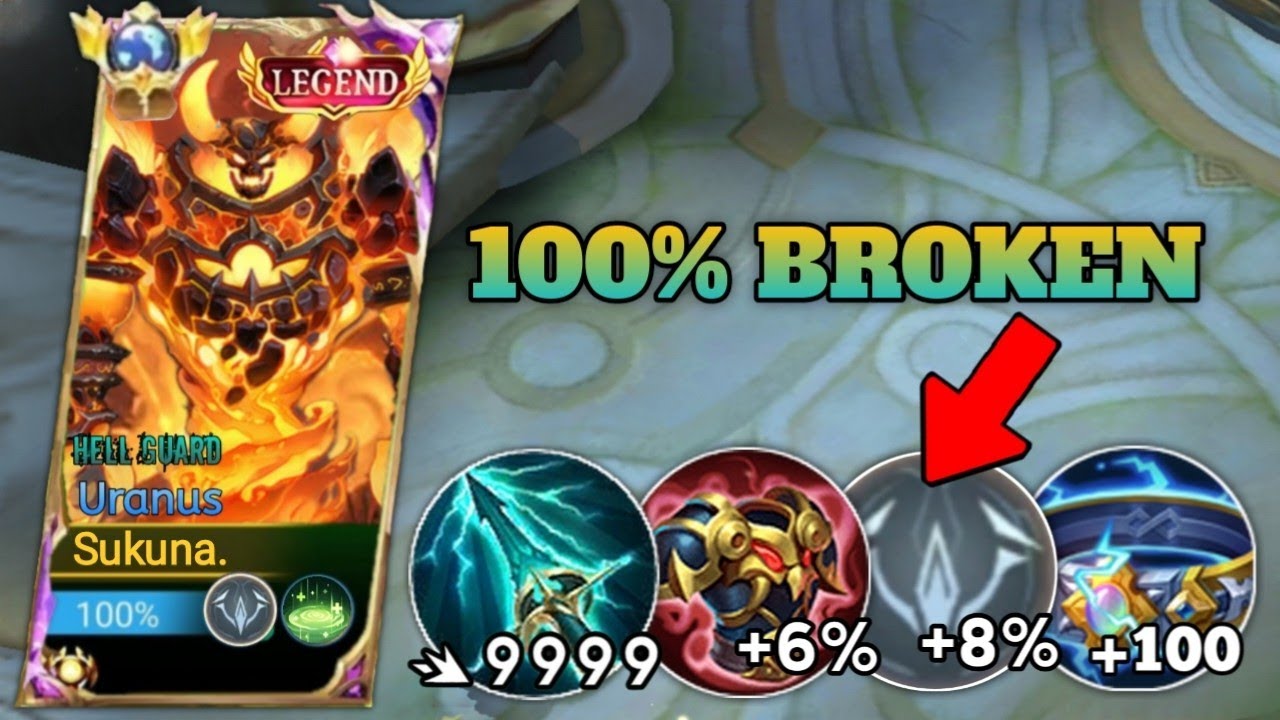 2024 NEW URANUS BEST BUILD IN EXP LANE!! WTF DAMAGE💀🔥 - YouTube