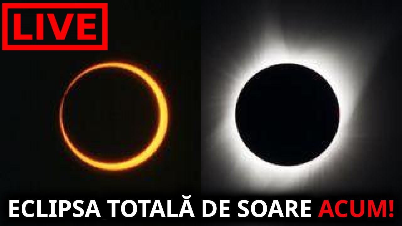ACUM ! ECLIPSA Totala De SOARE 2024 🔴LIVE Este ACESTA Un Semn al ...
