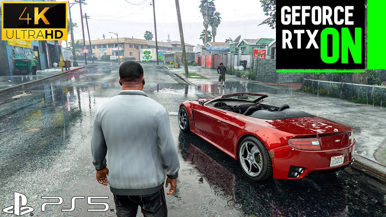 GTA 5 ENHANCED EDITION RAY-TRACING is AMAZING Realistic Ultra Graphics Gameplay 4K60 PC - YouTube