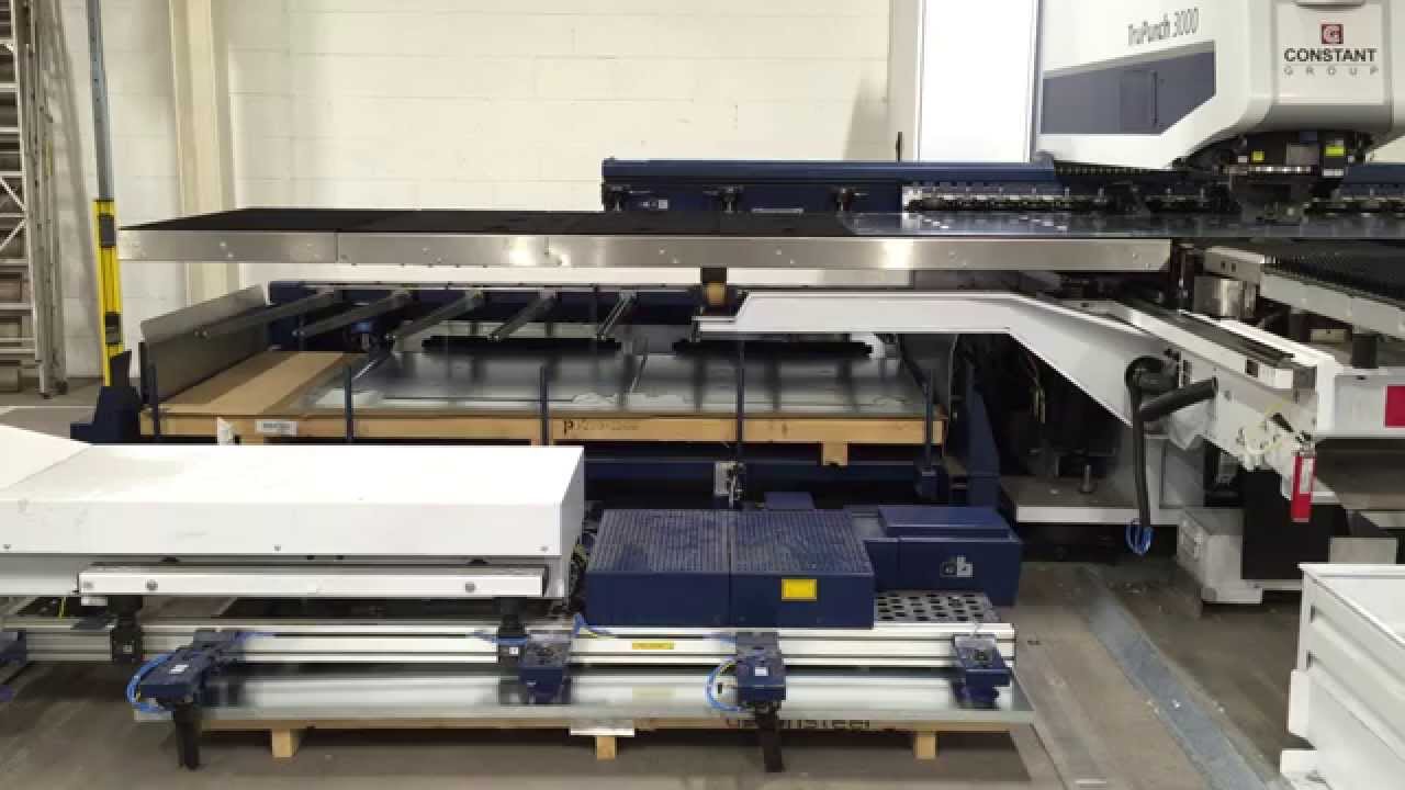 Constant's Trumpf Sheetmaster Compact in Action - YouTube