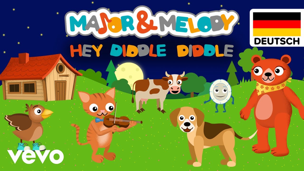 Major & Melody - Hey Diddle Diddle (Kinderlieder zum Mitsingen / German ...