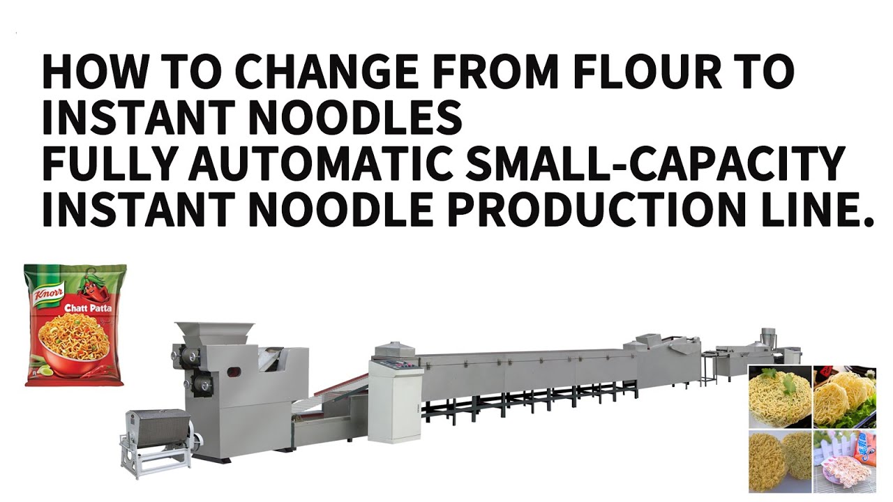 How to change from flour to instant noodles|automatic small capacity ...