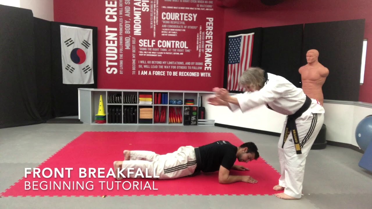 Self Defense - Front Breakfalls - YouTube