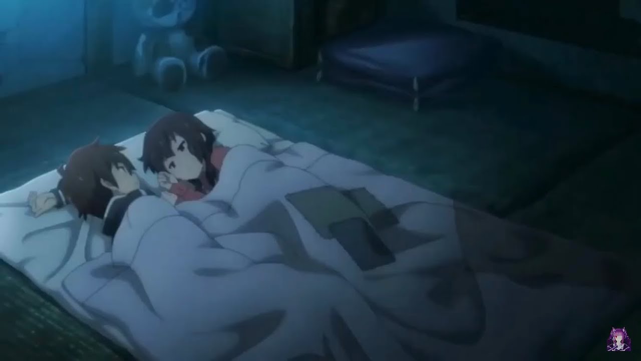 Funny Anime Moments - sleep together | Konosuba - YouTube