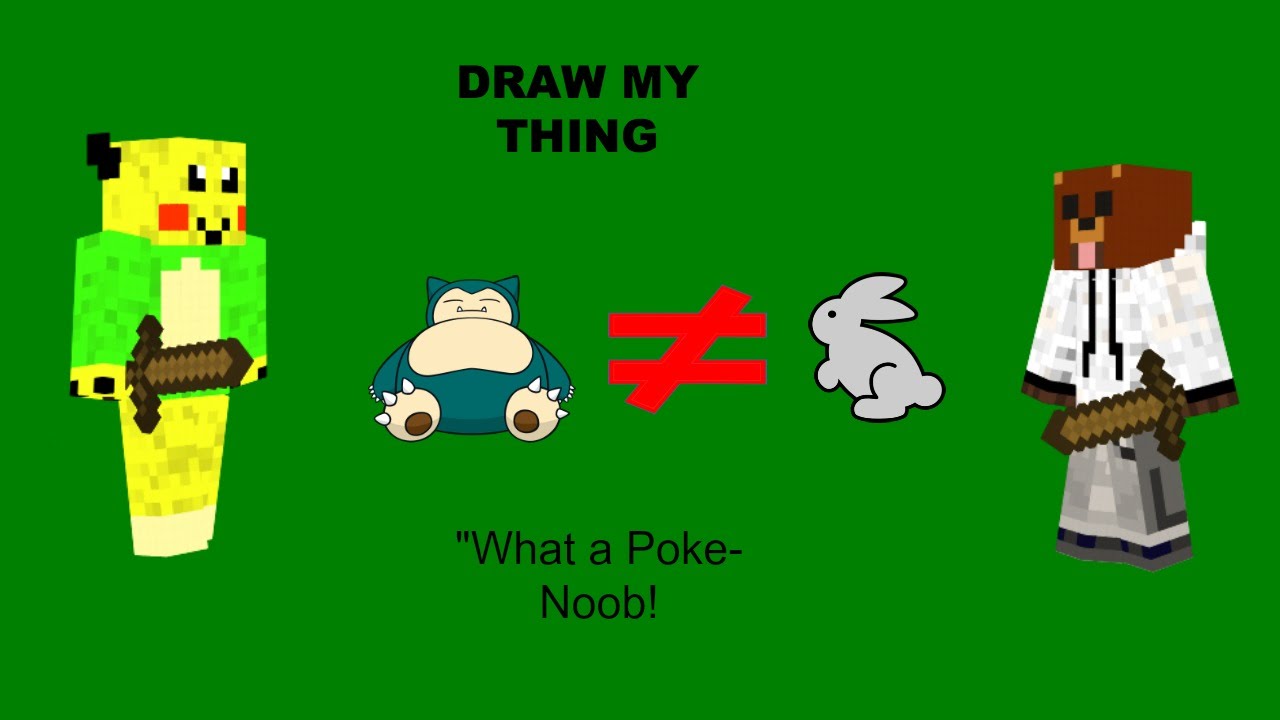 DRAW MY THING W/ BOOGIE: SNORLAX ISN'T A RABBIT U CHARITARD! - YouTube