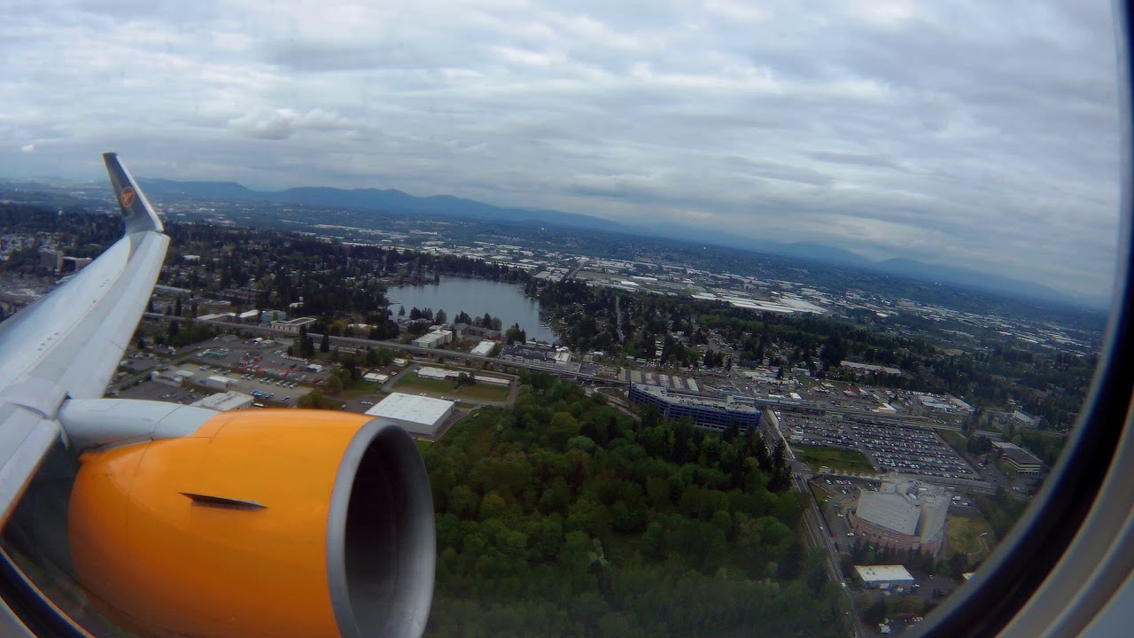 Takeoff Condor DE2033 Boeing 767-300 Seattle - Frankfurt 04/30/2018 ...