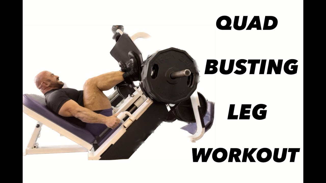 Quad Busting Leg Workout - YouTube