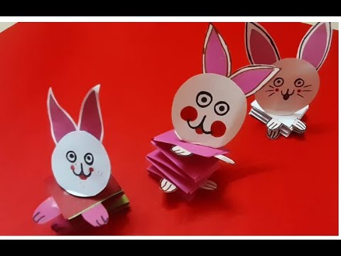 DIY Jumping Bunnies easy and fun - YouTube