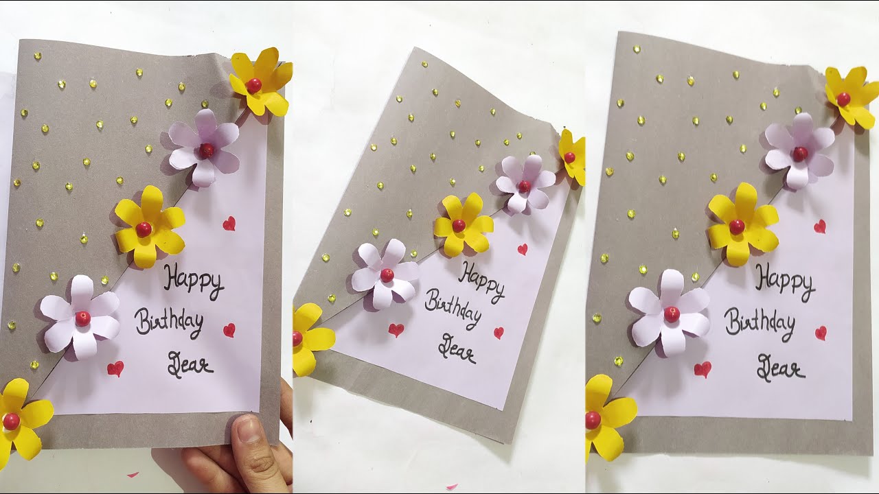 Happy birthday card | greeting card for children | card | easy craft ...